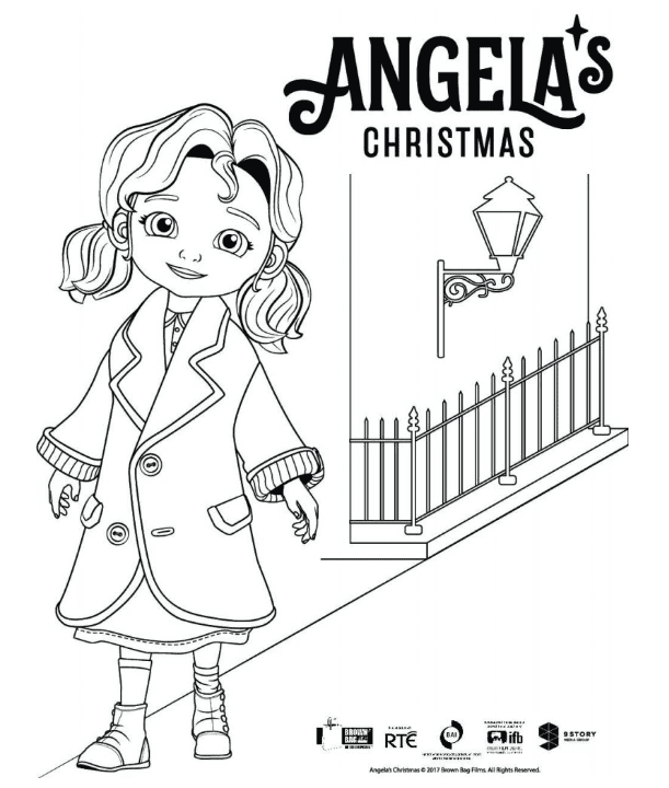 angela coloring pages
