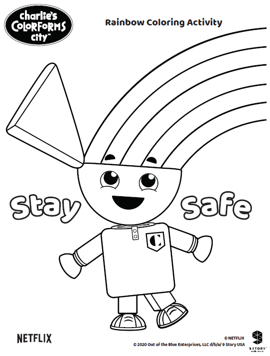 Charlie's Colorforms City Activity Page - 9 Story Media Group